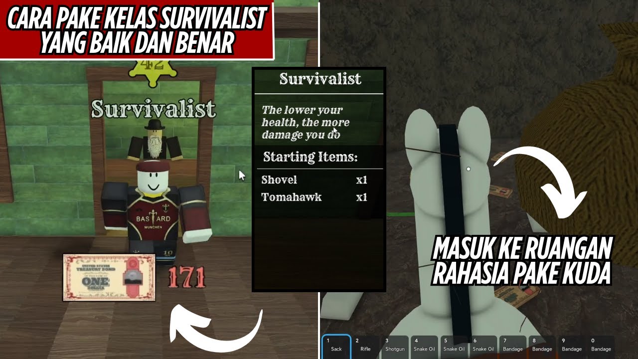 Cara Pakai Kelas Survivalist di Roblox Dead Rails dengan Benar! - YouTube