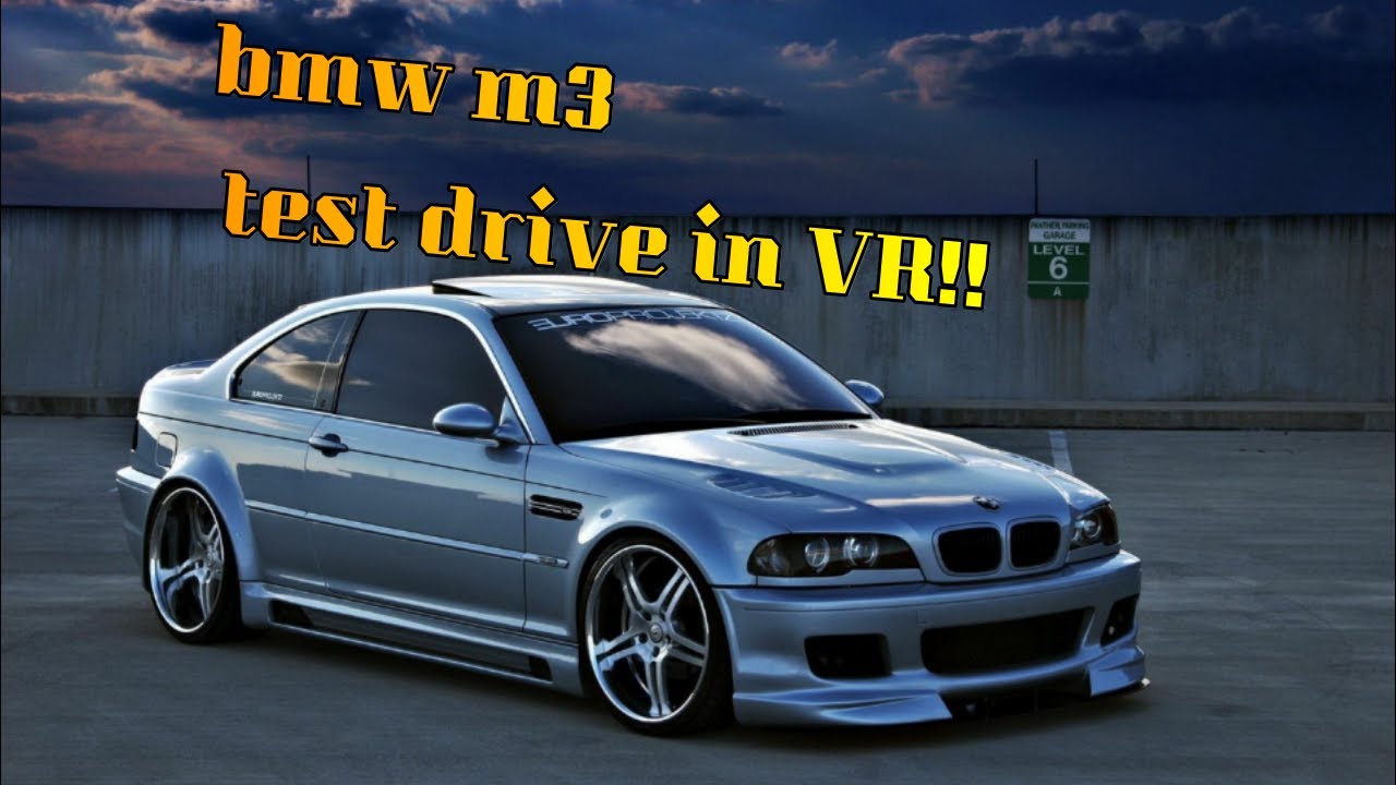BMW M3 test drive (in VR) - YouTube