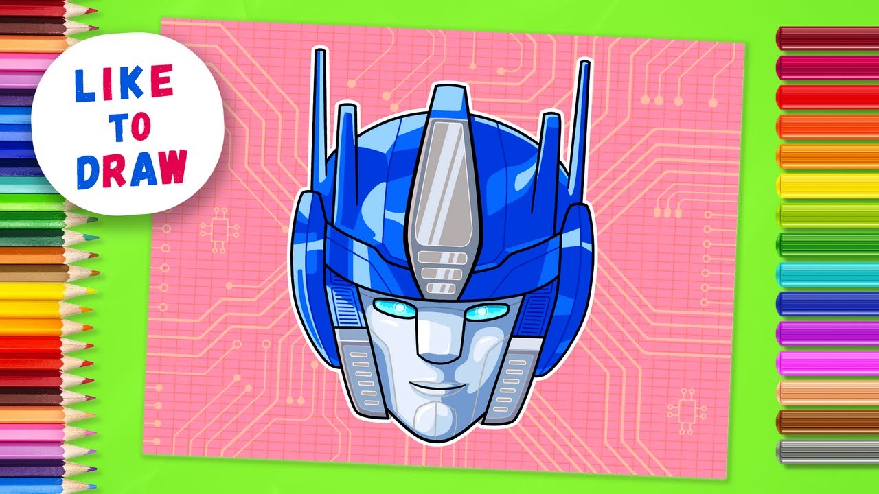 How to Draw OPTIMUS PRIME step by step | Transformers Autobot Leader ...