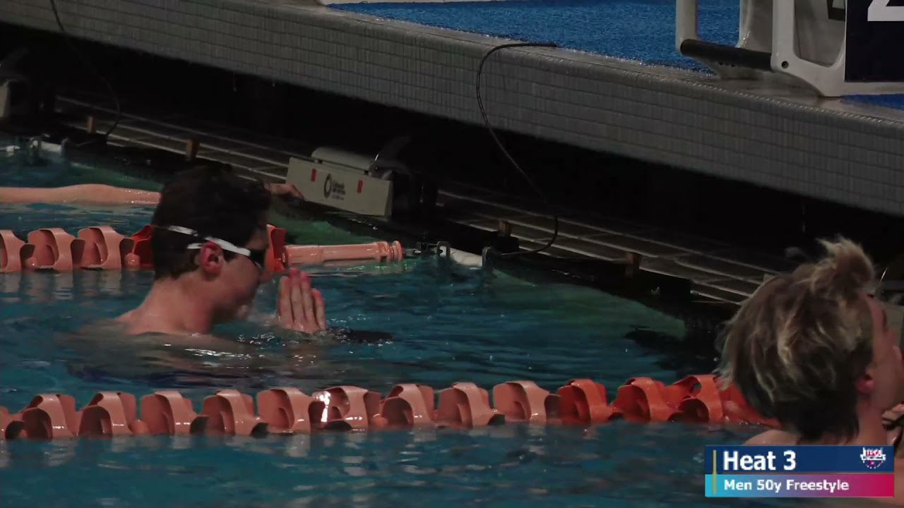 Quintin McCarty Wins | Men’s 50y Free A Final | 2021 Speedo Winter ...