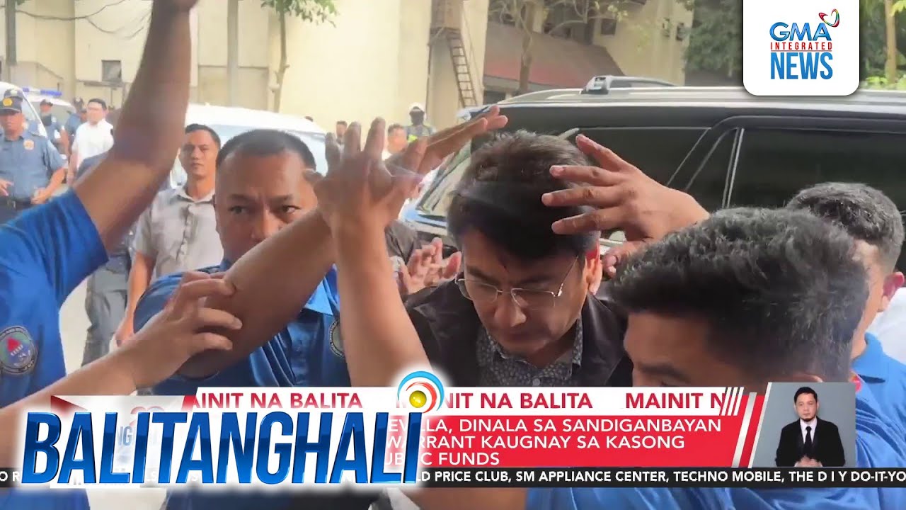 Dating Sen. Bong Revilla, dinala sa Sandiganbayan para sa return of ...