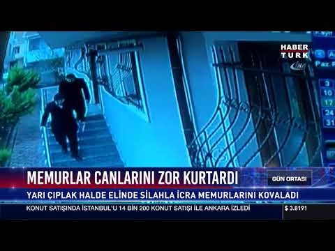 Memurlar canlarını zor kurtardı
