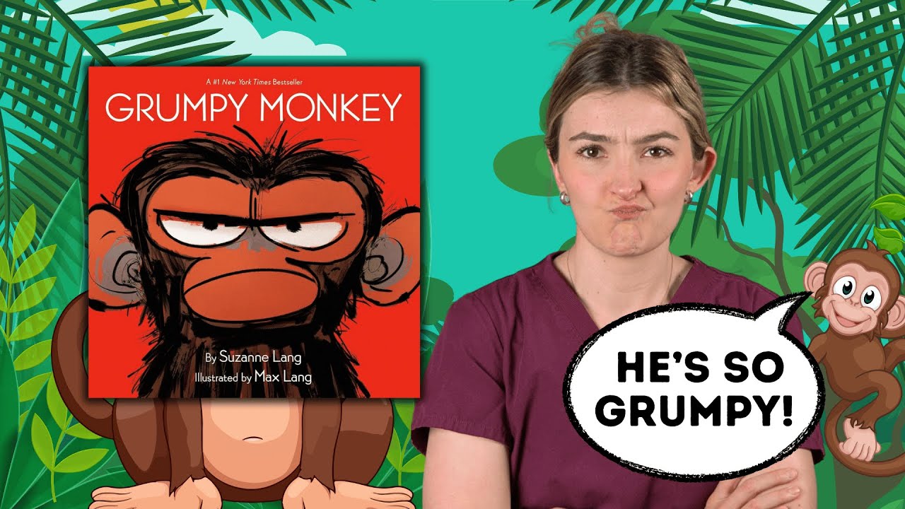 Grumpy Monkey Read-Aloud for Toddlers | Story About Feelings & Emotions - YouTube