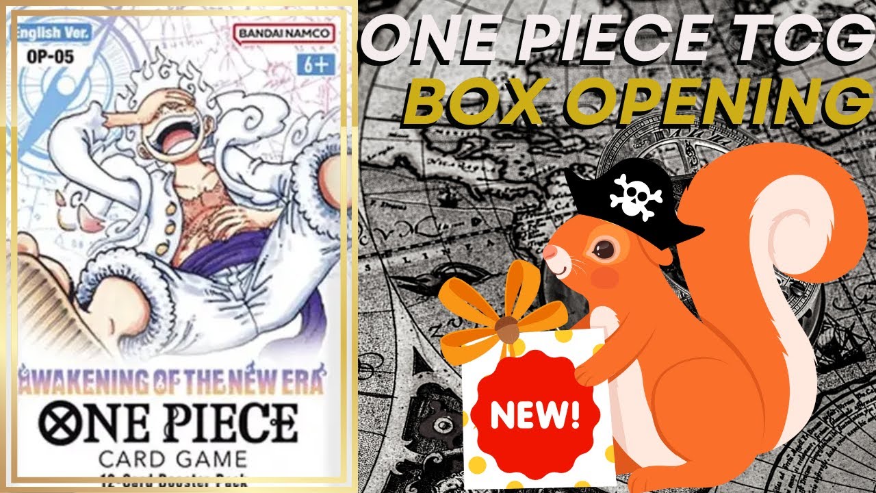 One Piece OP05 Box Opening! - YouTube