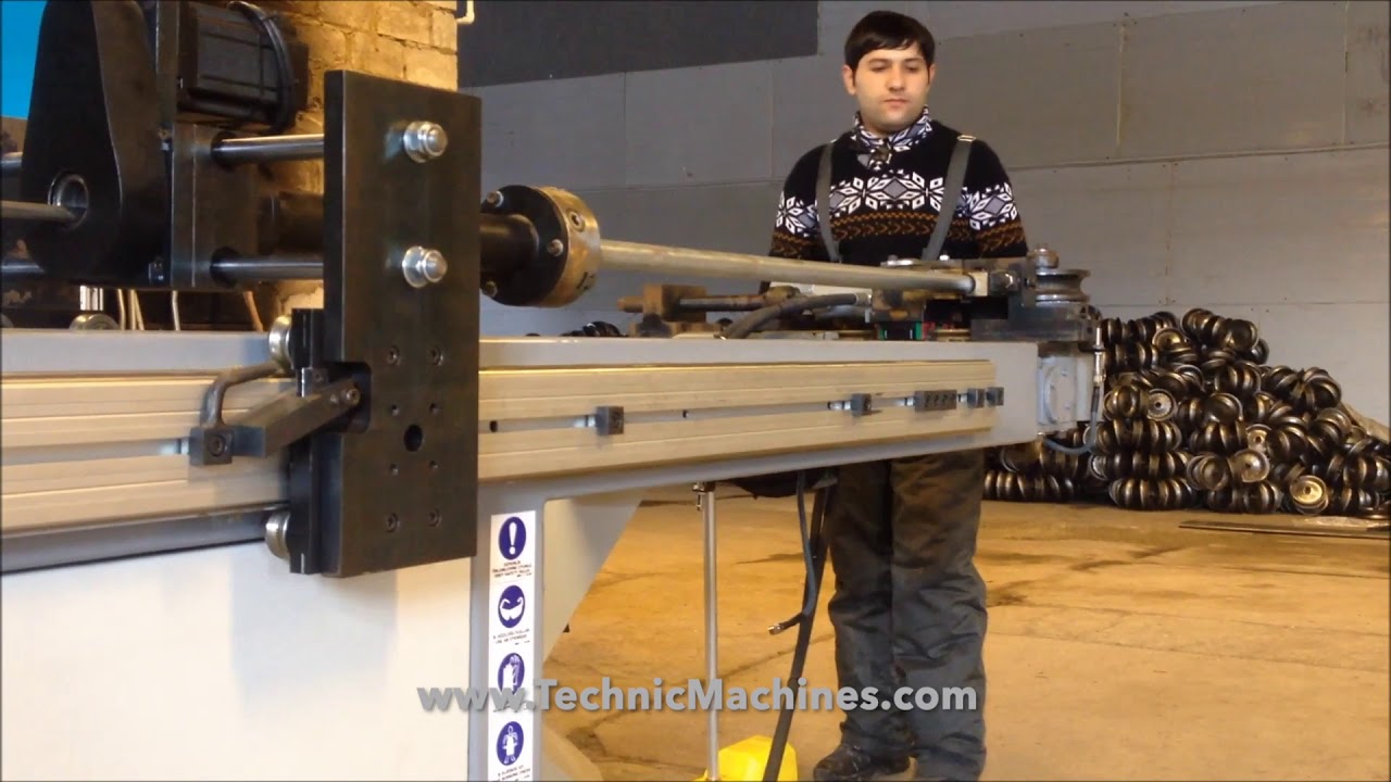 Servo Rotation NC Pipe and Tube Bending Machine - YouTube