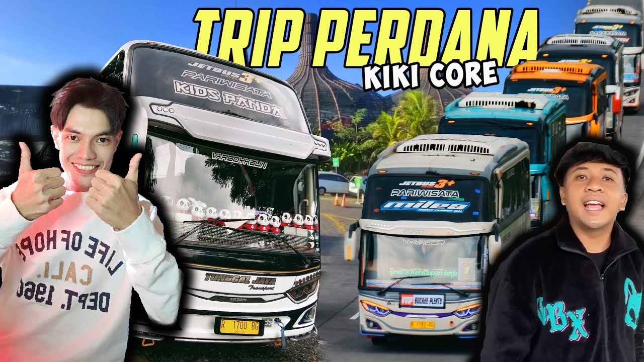 TRIP PERDANA KIKI CORE - FULL BASURI BUS ARTIS || Reaksen - YouTube