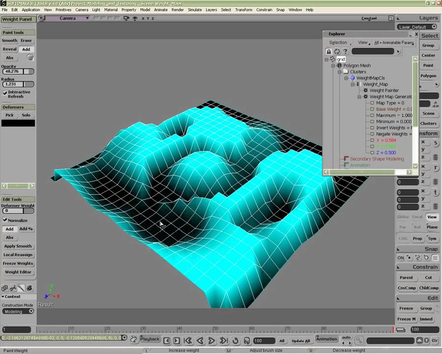 Modeling: Weight maps overview - YouTube