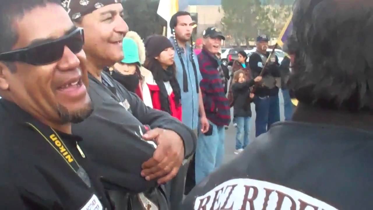 Longest walk III with Orlando Vigil and the Rez Riders - YouTube