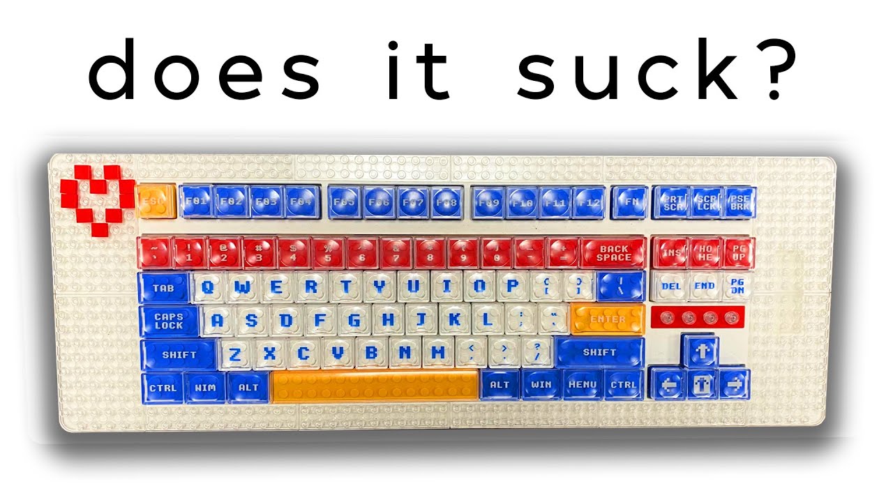 MelGeek Pixel Review -The Building Brick Keyboard - YouTube
