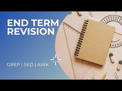 System Commands Quiz 2 Revision Session | grep | bash | sed | awk - YouTube