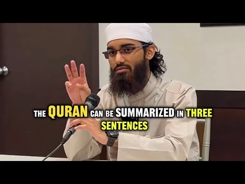 The ENTIRE Quran in 3 Sentences! - YouTube