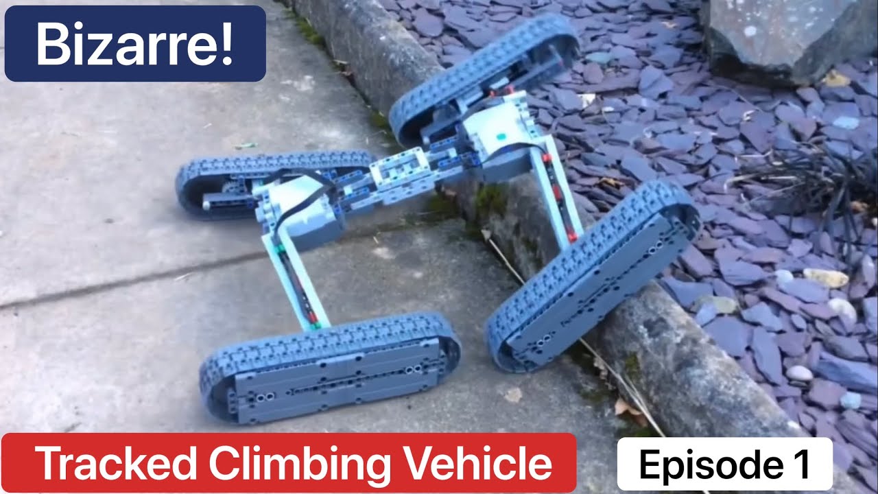 One of a kind Tracked Crawler! Effortless Climbing Lego technic MOC ...