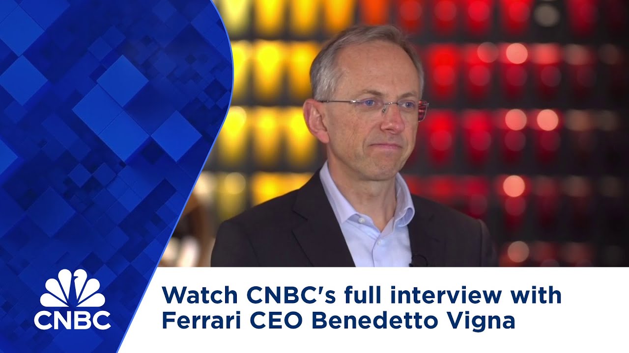 Watch CNBC's full interview with Ferrari CEO Benedetto Vigna - YouTube