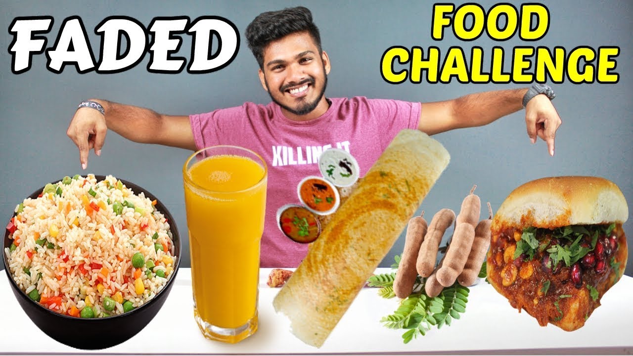 FADED FOOD CHALLENGE | Alan Walker - Faded Food Challenge | Food ...
