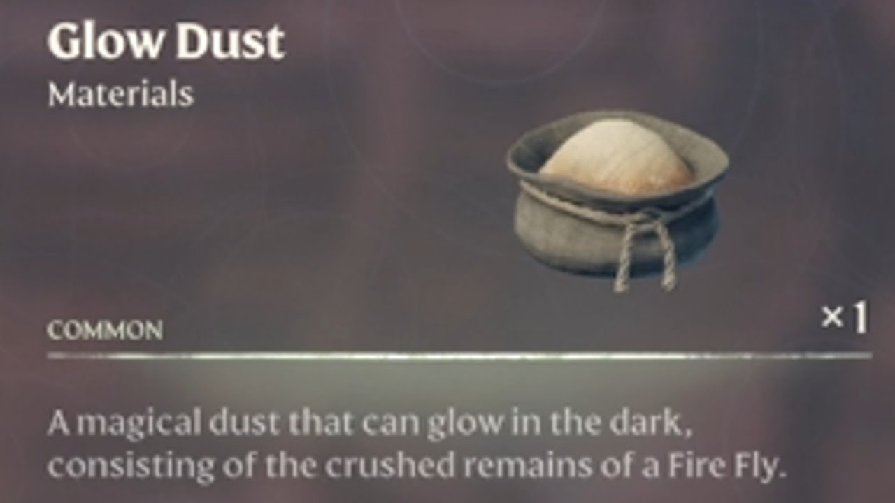 How to Make Glow Dust in Enshrouded - YouTube