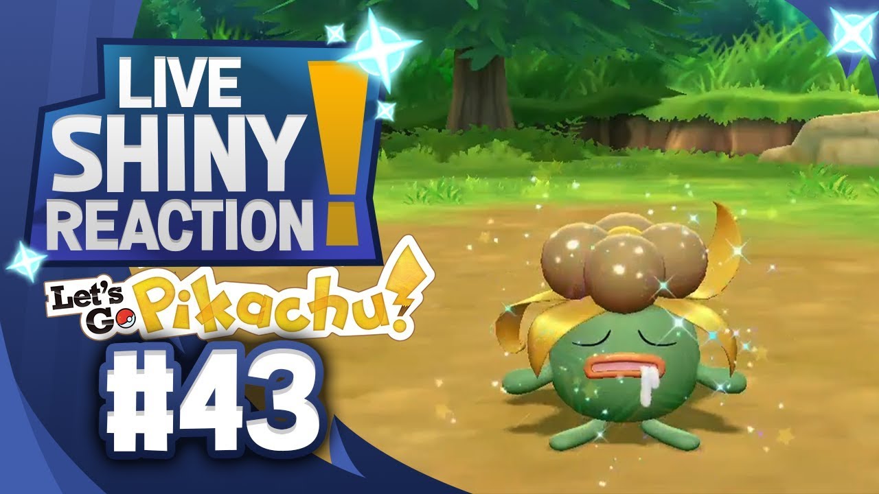 SHINY GLOOM LIVE REACTION || KANTO LIVING DEX #43 - Pokémon LGPE - YouTube