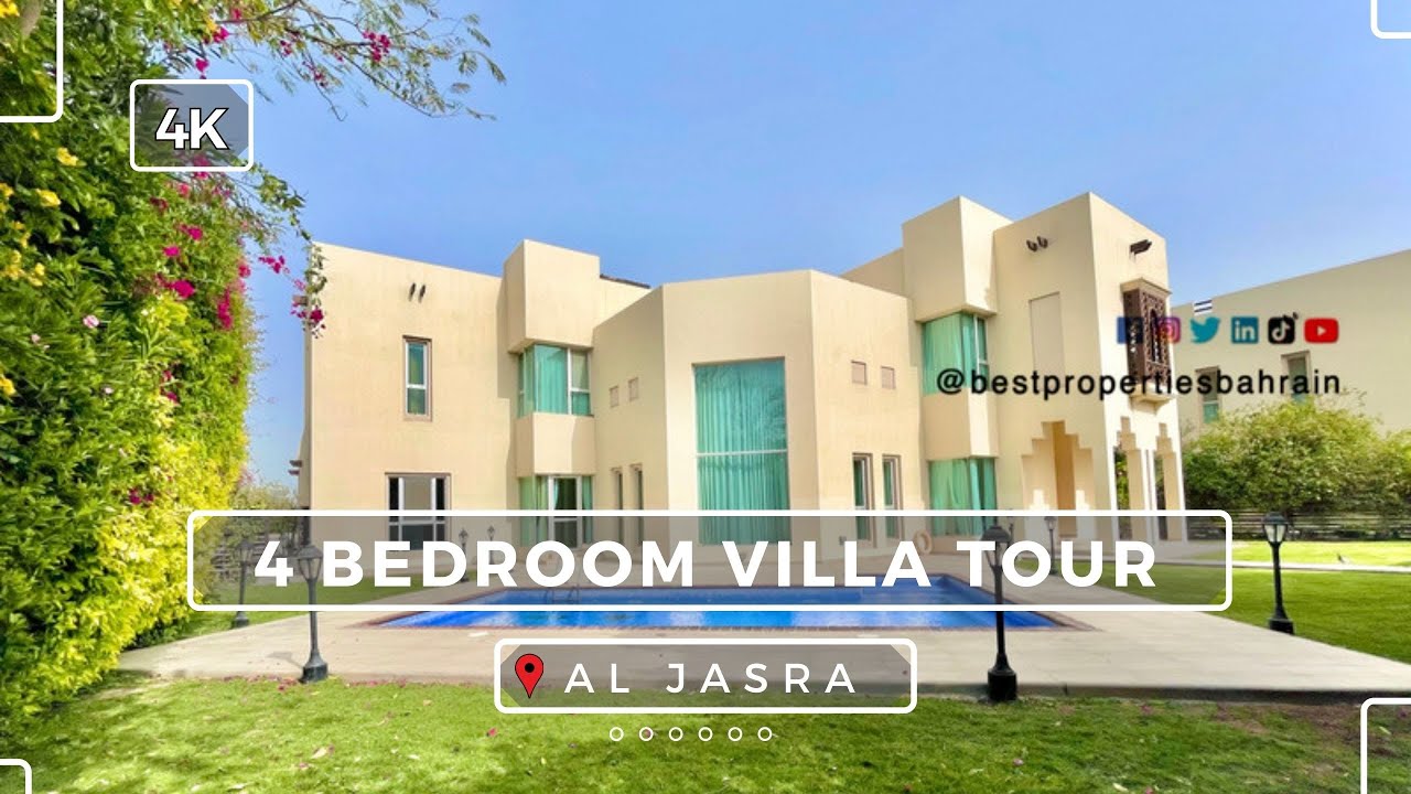 Luxury 4 Bedroom Compound Residence - Jasra, Bahrain - YouTube