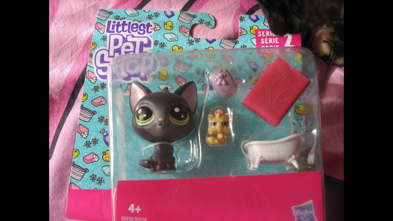 Littlest pet shop Jade Catkin & Kittylina Scrapper set - YouTube