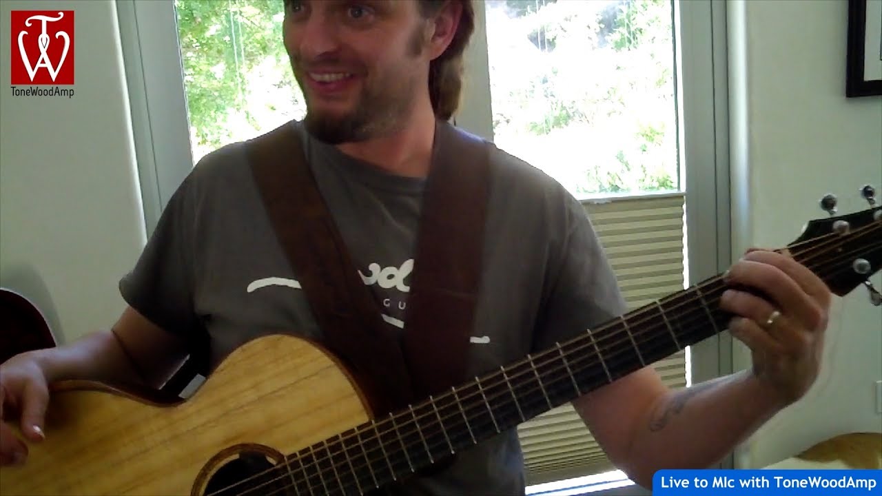 Fingerstyle master Thomas Leeb exploring the ToneWoodAmp - YouTube