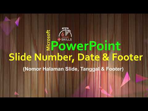 Microsoft Powerpoint #13 | Slide Number, Date & Footer | Cara Membuat ...