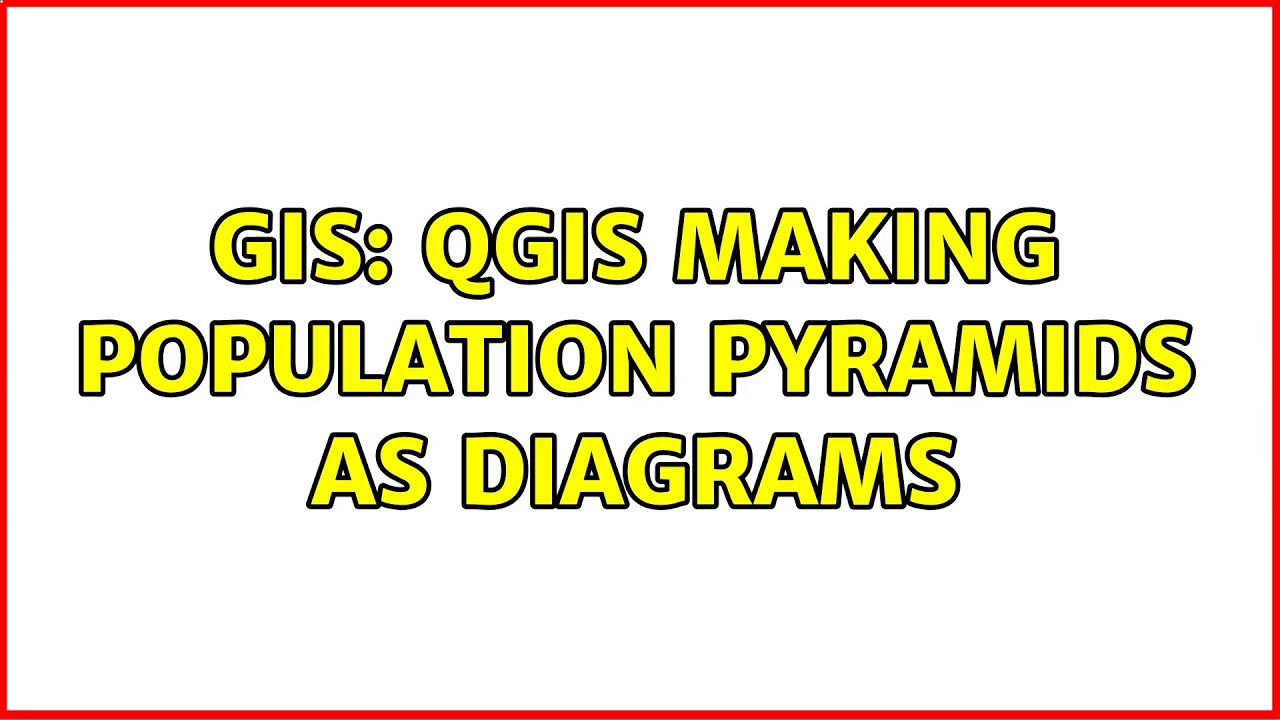 GIS: QGIS Making population pyramids as diagrams - YouTube