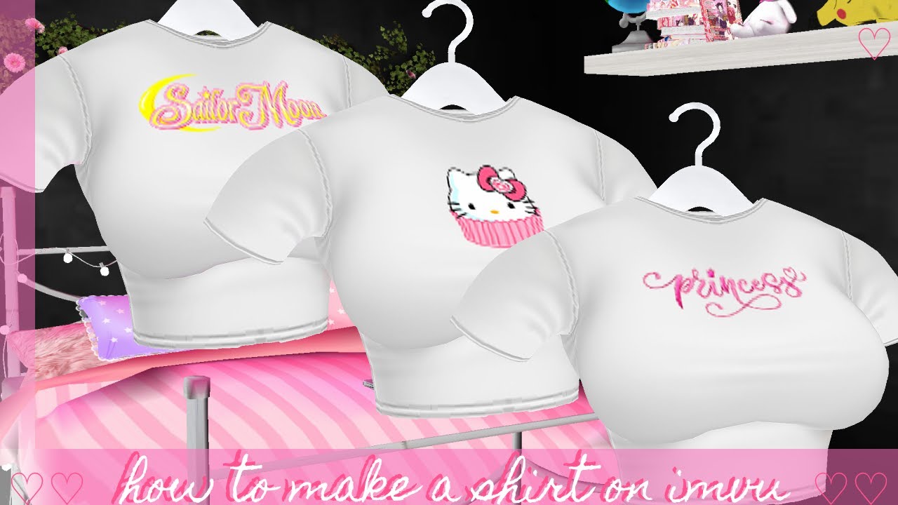 How to make a shirt on IMVU - YouTube