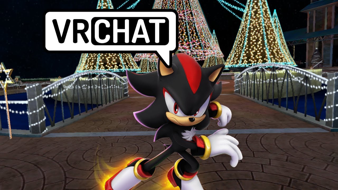 SHADOW SEES THE CHRISTMAS LIGHTS IN VRCHAT! - YouTube