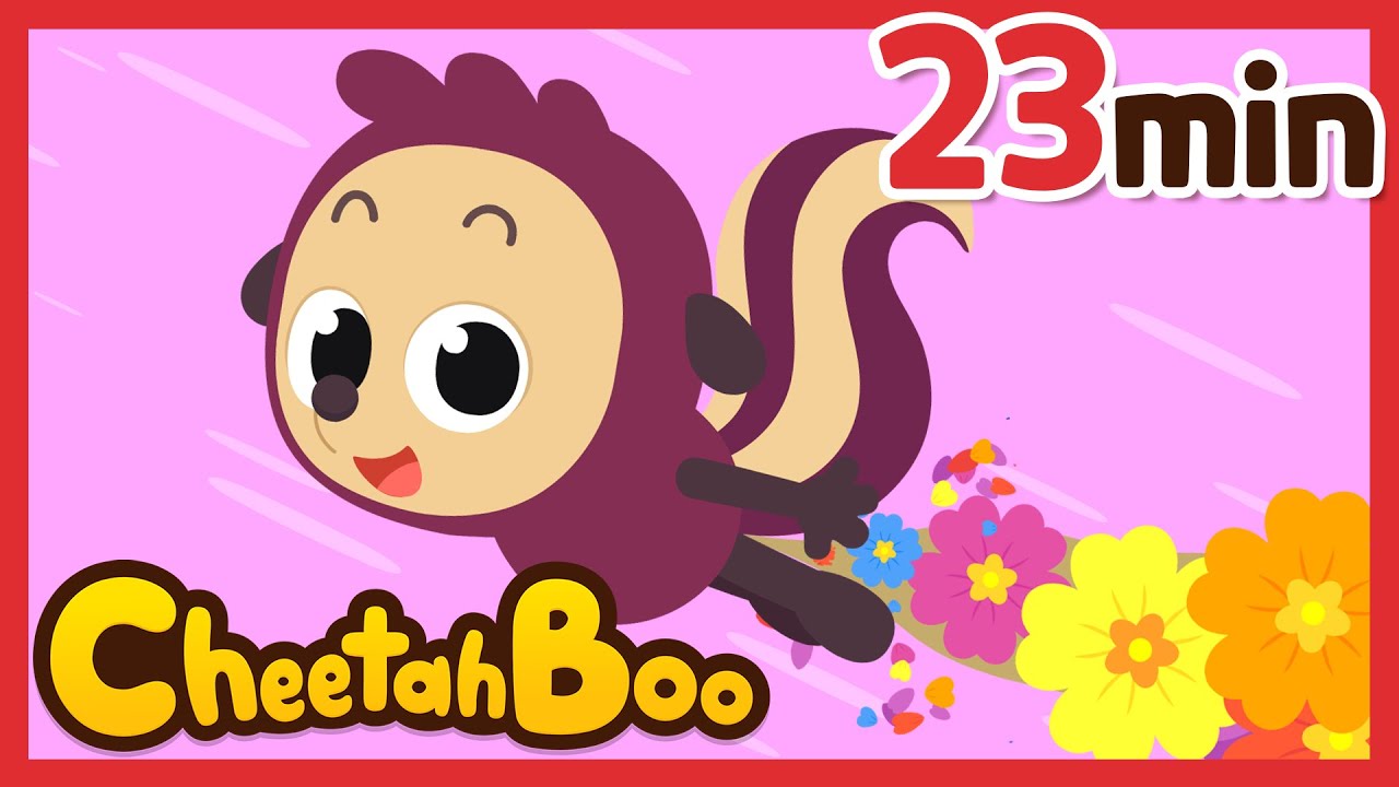 Cheetahboo Songs with Friends Compilation | Nursery rhymes | Kids song ...