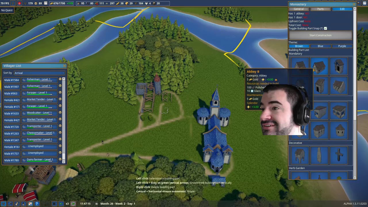 Foundation - Ep5 - Building a Monastery - YouTube