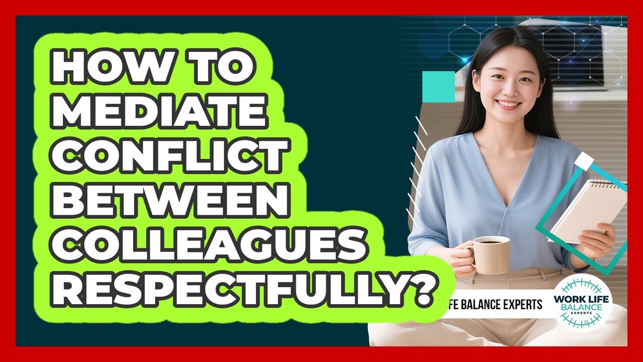 How To Mediate Conflict Between Colleagues Respectfully? - YouTube