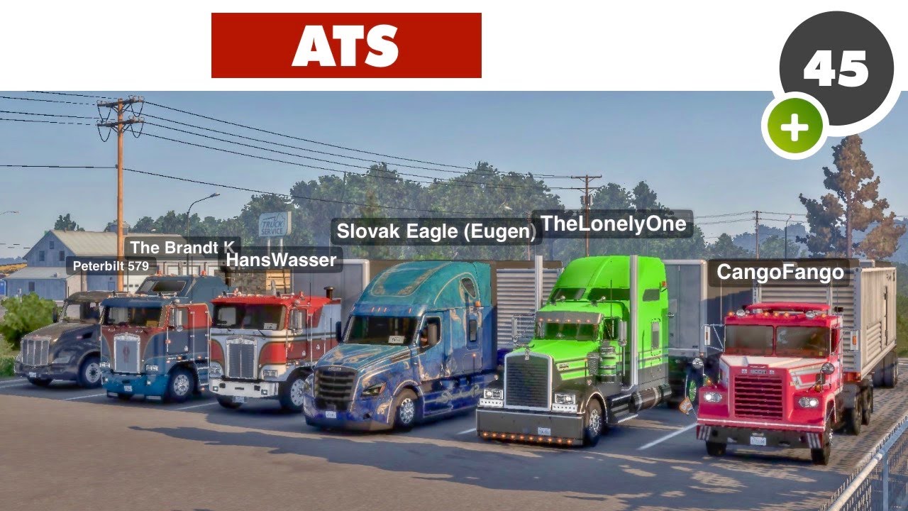 #45 ATS - Multiplayer! [ft. Slovak Eagle, The Brandt K, TheLonelyOne ...