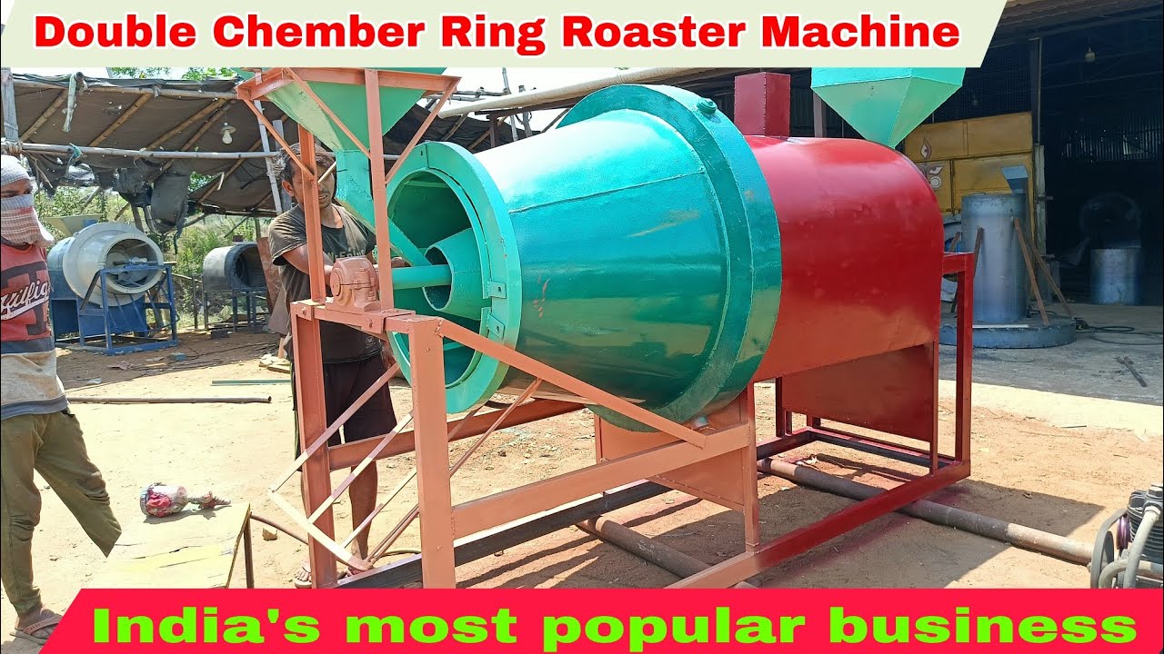 Double Chamber Ring Roaster Machine Review,muri mill, murmura machine ...