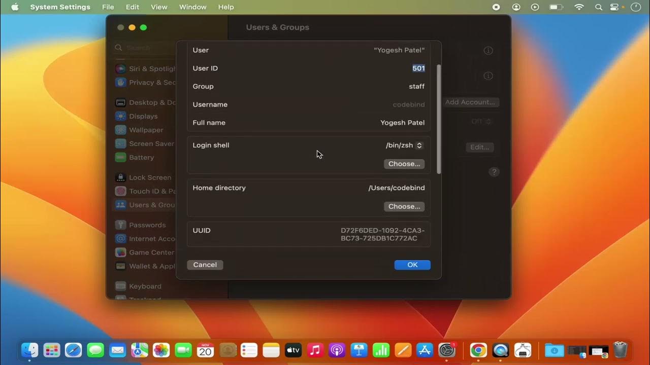 How To Change MacBook Username (M1 | M2 | M3 | MacBook Pro | MacBook ...