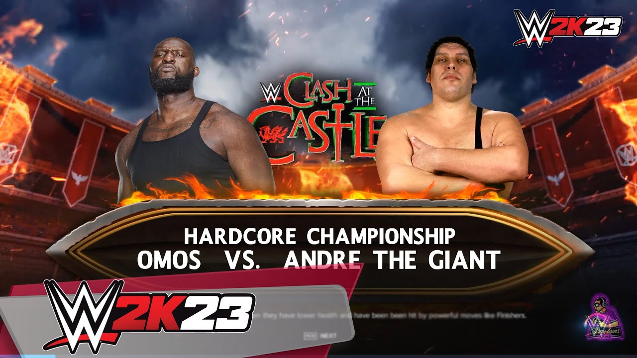 Battle Between Two Giants, OMOS Vs ANDRE THE GIANT/#wwe2k23 # ...