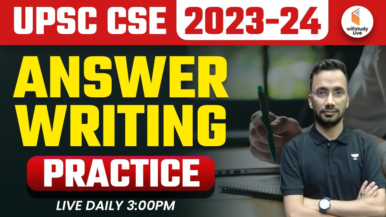 L8: UPSC CSE 2024-25 | नींव The Foundation Course | Answerer Writing Practice | by Kalam Sir ...