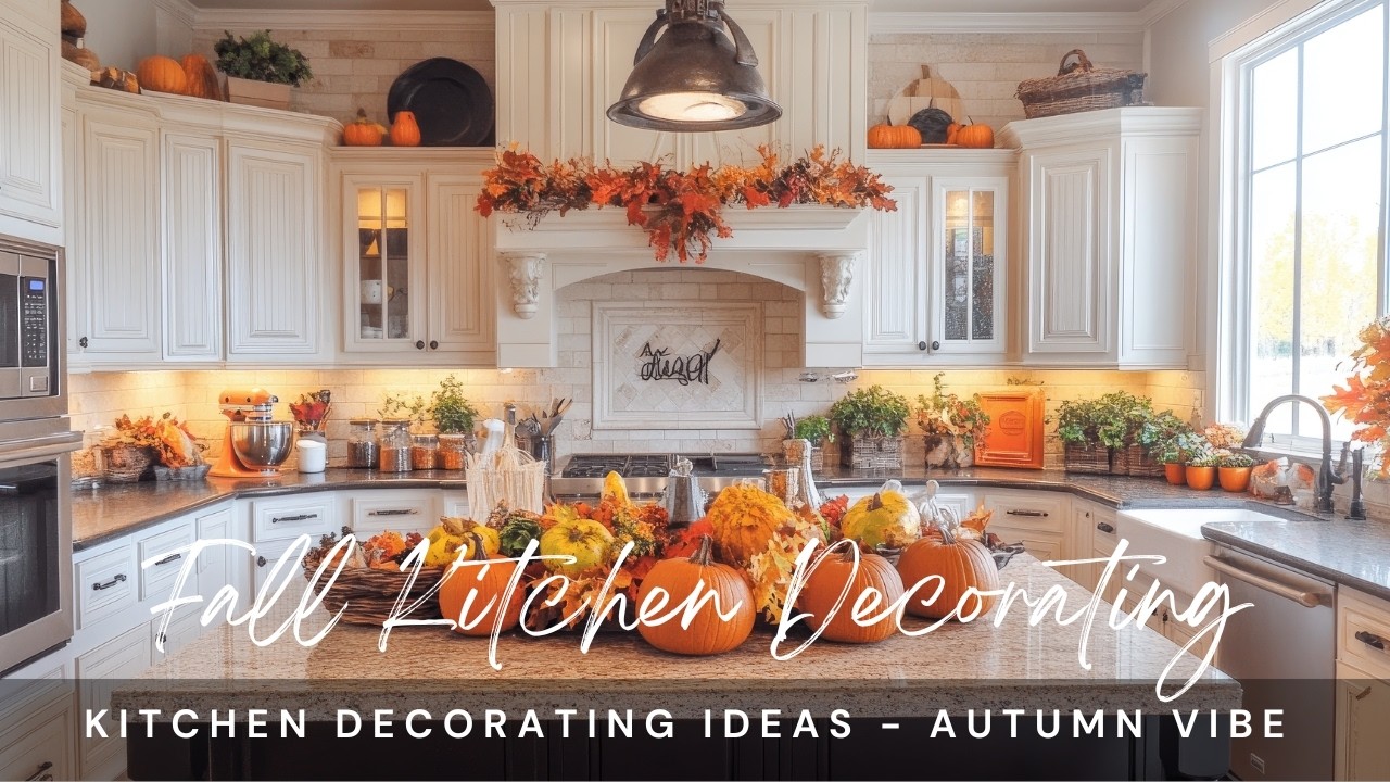 Easy DIY Fall Kitchen Decorating Ideas for a Rustic Autumn Vibe - YouTube