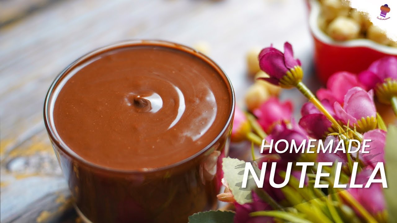 Homemade Nutella | Chocolate Hazelnut Spread Recipe | Creamy Chocolate ...