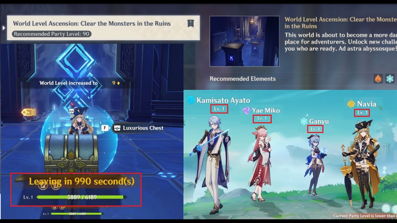World Ascension Quest CLEARED with Level 1 DPS?! - YouTube
