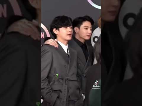 Taehyung nd Jungkook wearing same outfits at mma 🥵#taekook#bts#mma2021