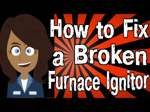 How to Fix a Broken Furnace Ignitor - YouTube