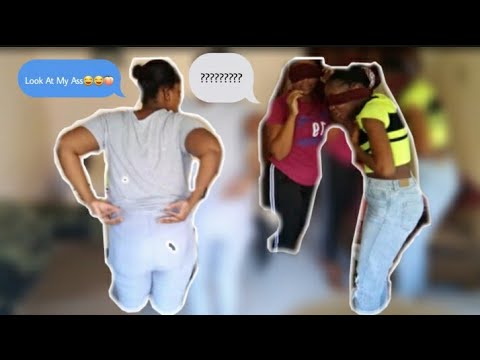 WEARING A FAKE BUTT TO SEE MY SISTER'S REACTION 😂😂 * FUNNY*