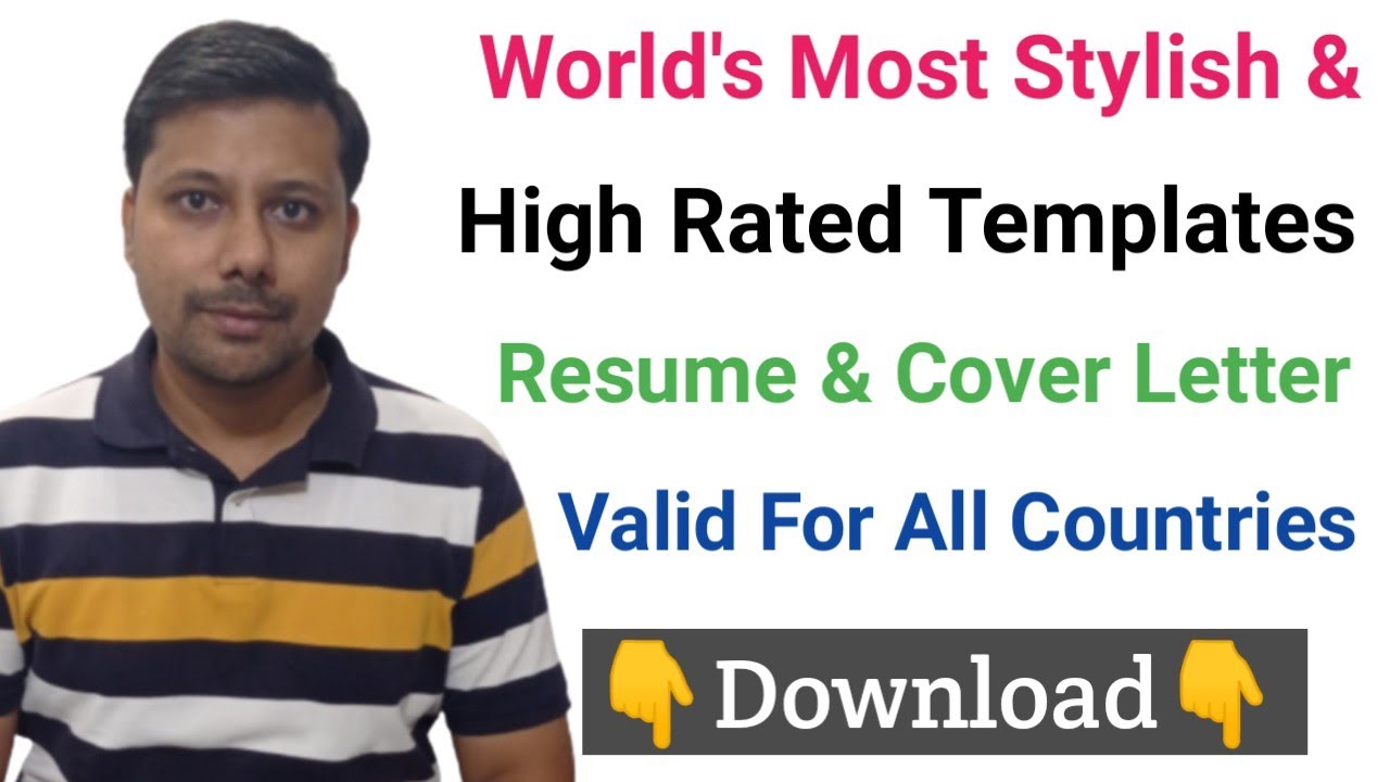 World's Most Stylish & High Rated Resume & Cover Letter Templates ...