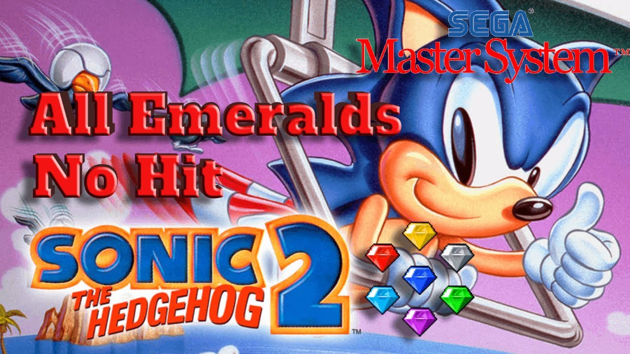 Sonic the Hedgehog 2 Master System All Emeralds No Hit - YouTube