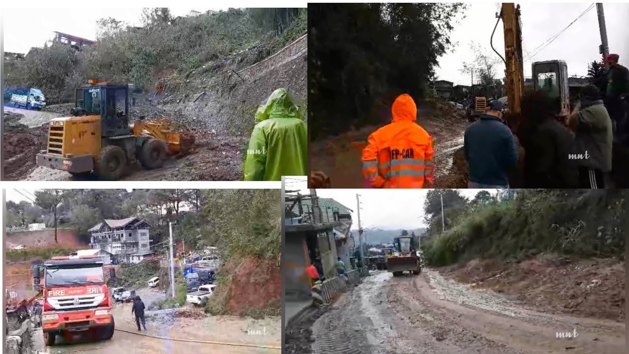 Landslides Road clearing during typhoon in the Philippines #ambabag # ...