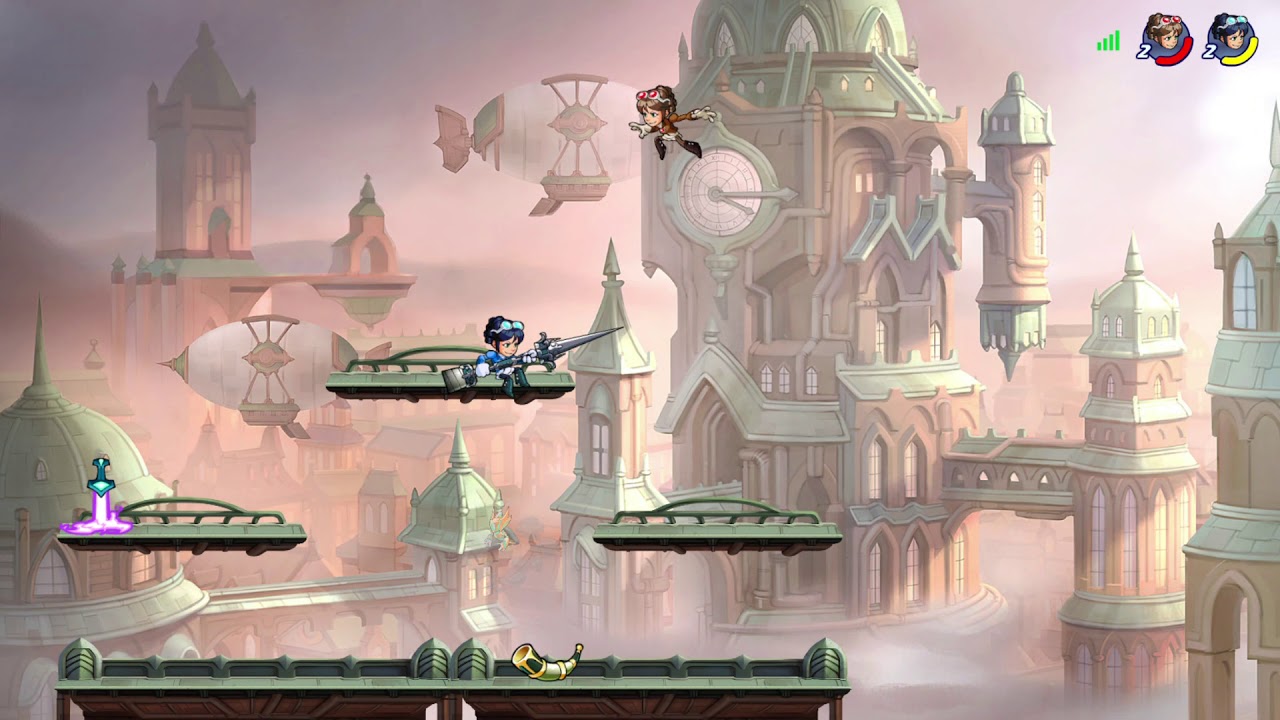 Brawlhalla PVP gameplay - YouTube