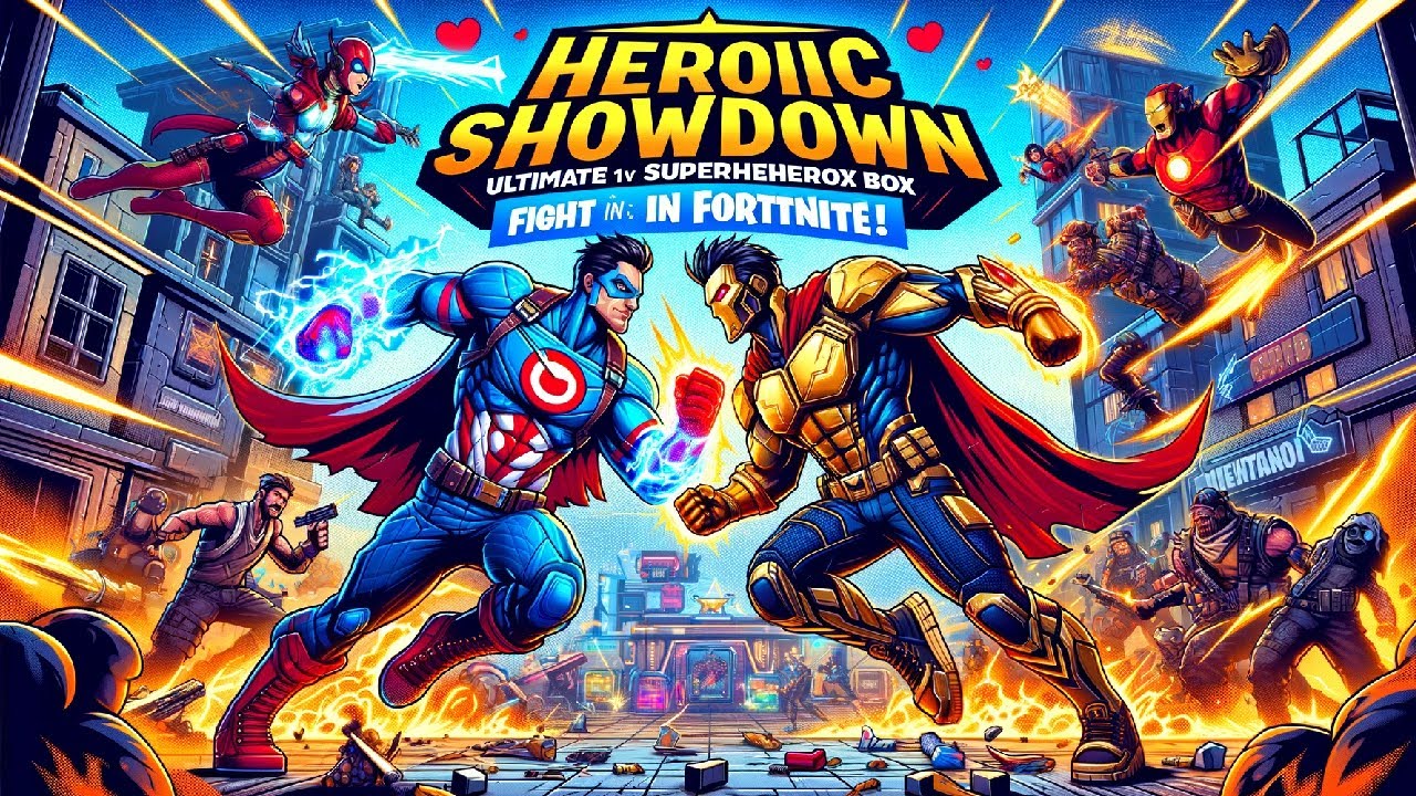 Heroic Showdown: Ultimate 1v1 Superhero Box Fight in Fortnite! - YouTube