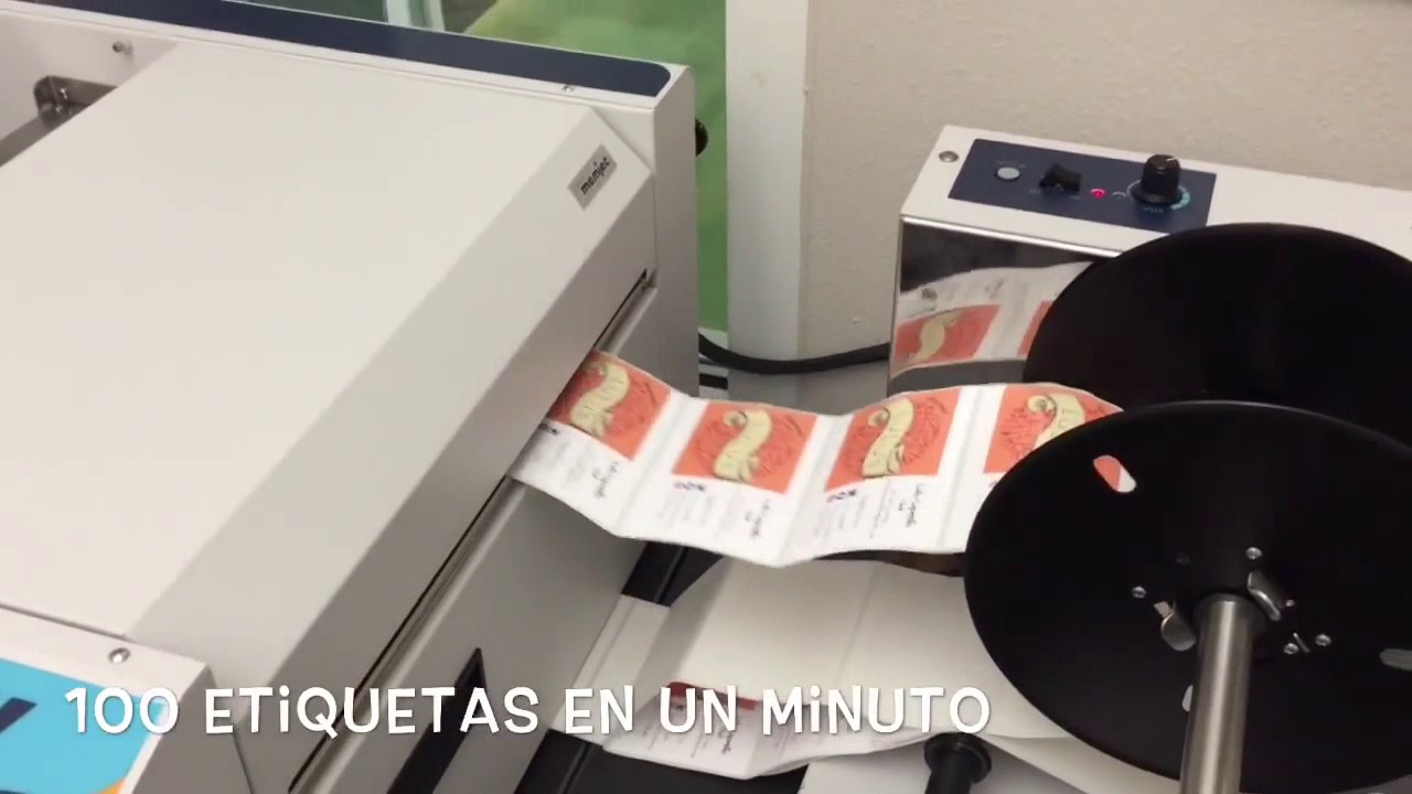 Mach X Label Printer - YouTube