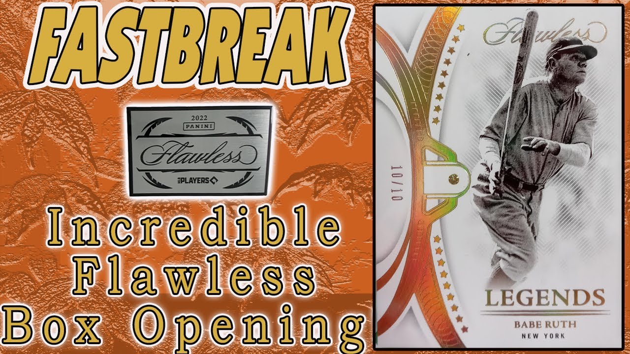 2022 Flawless MLB Box Opening Awesome Babe Ruth Diamond #10/10 (and ...