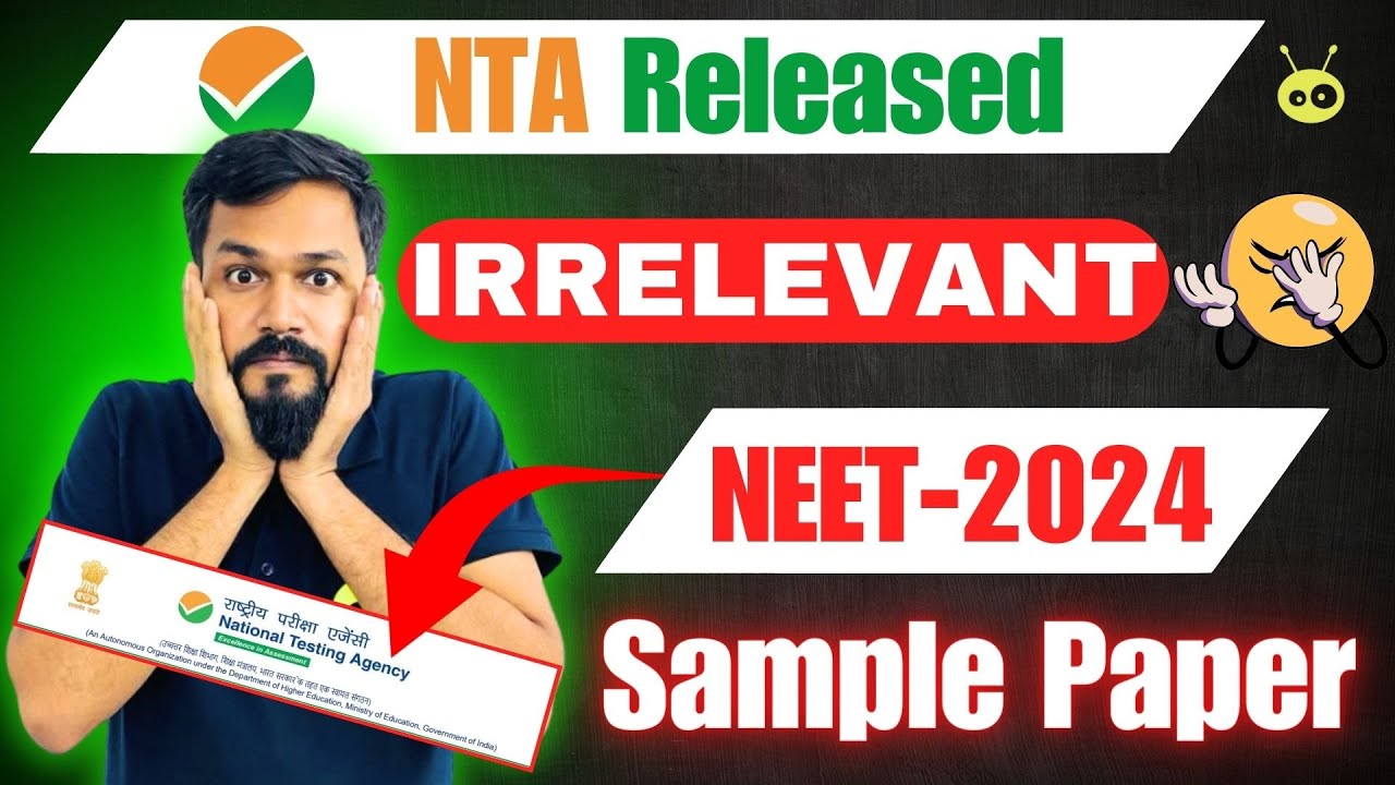 NEET Sample Paper by NTA | NEET 2024 Latest News #neet #neet2024 # ...
