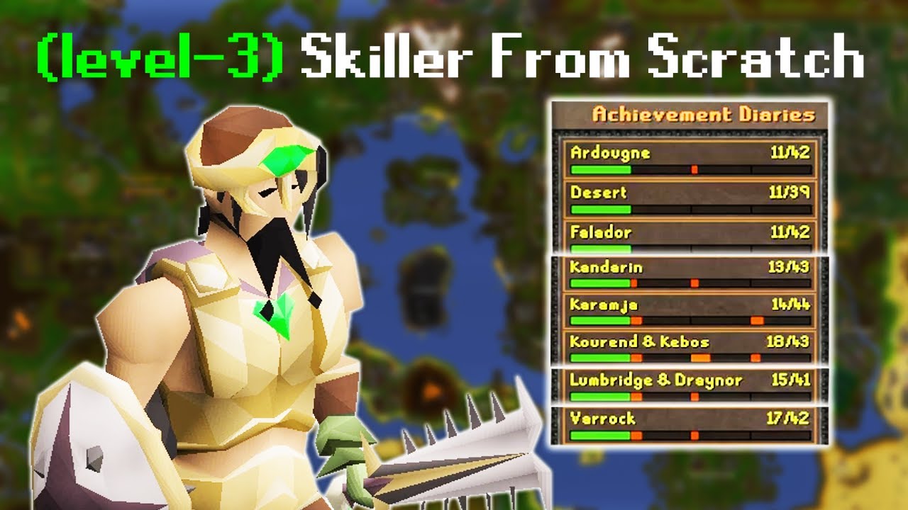 Completing Every Easy Achievement Diary - OSRS Level 3 Skiller From ...